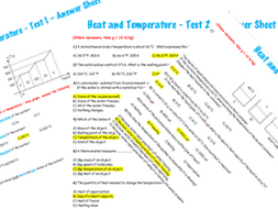 Bundle 1 - Thermal Energy (Heat and Temperature) | Teaching Resources