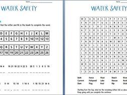 Water Safety Booklet (worksheets) | Teaching Resources