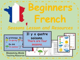 KS2 French Unit - Seasons, Dates and Weather | Teaching Resources