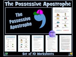 The Possessive Apostrophe Worksheets | Teaching Resources