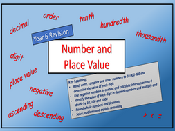 Y6 REVISION - Number and Place Value | Teaching Resources