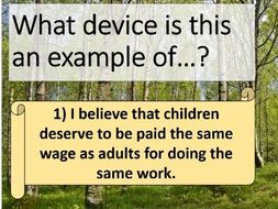 Interactive Persuasive Devices Quiz (using DAFOREST techniques ...