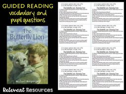 Guided Reading: The Butterfly Lion | Teaching Resources