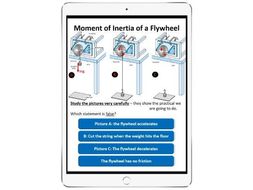 Flywheel Practical Engineering Moments of Inertia A level Physics ...