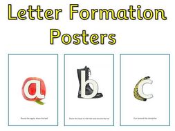 Alphabet Display Posters - RWI Phonics Letter Formation | Teaching ...