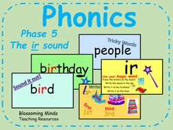 Phonics phase 5 - The 'ir' sound | Teaching Resources