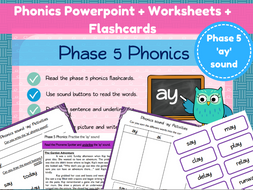 Phonics Powerpoint + Worksheets for the 'ay' sound | Teaching Resources