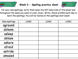 Year 4 Spellings (Spring Term) | Teaching Resources