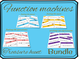Function machines differentiated treasure hunts | Teaching Resources