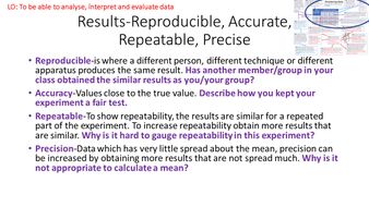Reaction Time Required Practical Lesson (with instructions for home use ...