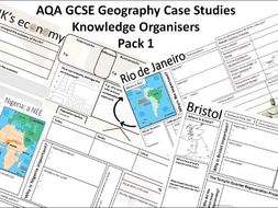 AQA GCSE Geography Knowledge Organisers | Teaching Resources
