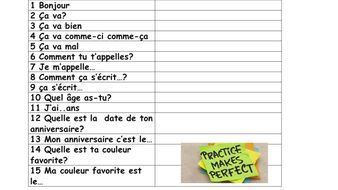Revision lesson Y7 French Access Studio | Teaching Resources
