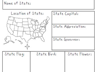 50 States of the USA | Teaching Resources