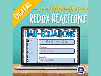 Digital Chemistry Scribble Notes Bundle | Teaching Resources