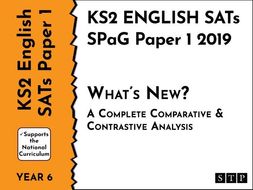 2019 KS2 SATs SPaG Paper 1 What’s New | Teaching Resources