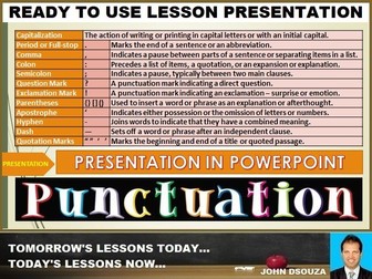 PUNCTUATION BUNDLE | Teaching Resources