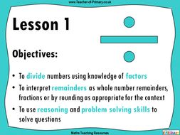 Division - Year 6 | Teaching Resources