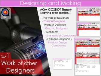 AQA GCSE DT - Complete Designing and Making | Teaching Resources