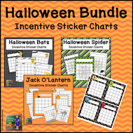 Halloween Incentive Reward Charts Bundle | Teaching Resources
