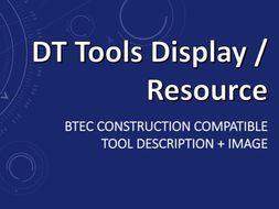 DT tools display / resource | Teaching Resources