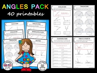 Angles MEGA Bundle (US version) - 80+ printables | Teaching Resources