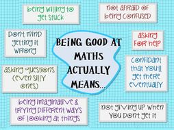 How to be good at Maths | Teaching Resources