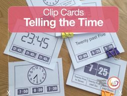 Telling the Time | Clip Cards | Teaching Resources