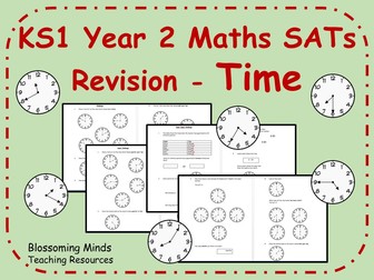 Time, Money and Measurements Maths SATs Revision Pack - KS1 Year 2 ...