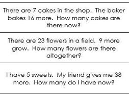 Addition Word Problems Year 2 | Teaching Resources