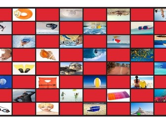 Beach Things and Activities 6 English Legal Photo Game Bundle ...