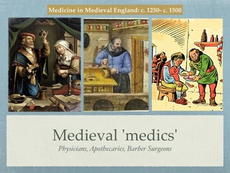 Edexcel GCSE History of Medicine Unit 1 Medieval England | Teaching ...