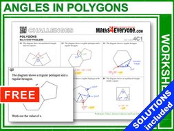Angles in Polygons (Challenges – Part 2) | Teaching Resources