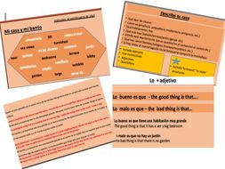 GCSE- AQA - Mi casa y mi barrio | Teaching Resources