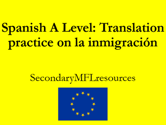 A Level Spanish Immigration & Integration in Spain: 19 Resource Packs ...