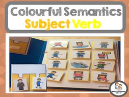 Colourful Semantics Pack - Subject Verb | Teaching Resources