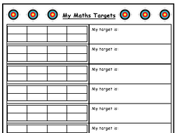 Maths Targets | Teaching Resources