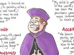 ROMEO AND JULIET Quotes GCSE REVISION Poster LORD CAPULET Shakespeare ...