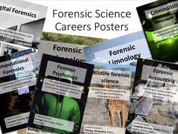 Forensic Science Careers Poster | Teaching Resources