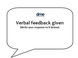 Verbal feedback stickers | Teaching Resources