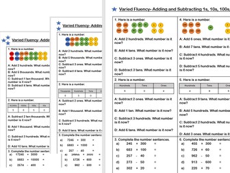 White Rose Maths - Year 4 - Addition and Subtraction of two 4-digit ...