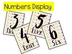 Numbers Classroom Display 1-20 | Teaching Resources