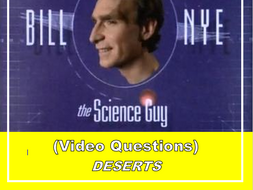Bill Nye the Science Guy: DESERTS (Video worksheet) | Teaching Resources