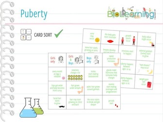 Menstrual Cycle, hormones and puberty - 7x games and activities (KS3/4 ...