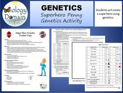 Super Hero Genetics | Teaching Resources