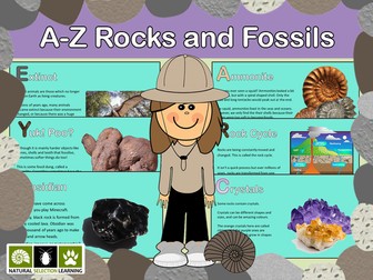 Rocks Classroom Display and A-Z PowerPoint KS2 | Teaching Resources