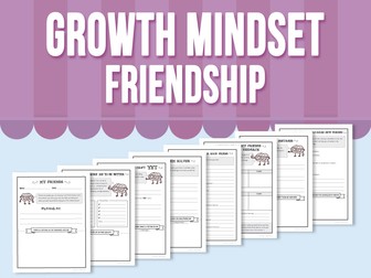 Growth Mindset - Friendship BUNDLE | Teaching Resources