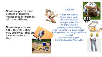 Poetry Lesson - Nonsense Poem using Metaphor (KS1/KS2) | Teaching Resources