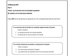 Edexcel Spanish A Level speaking practice cards (new specification ...