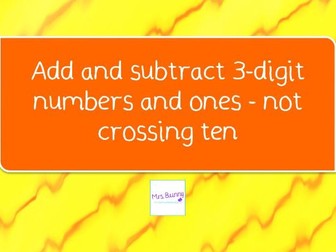 Year 3 Addition and Subtraction Week 1 by MrsSBunny | Teaching Resources