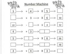 Number Machine | Teaching Resources